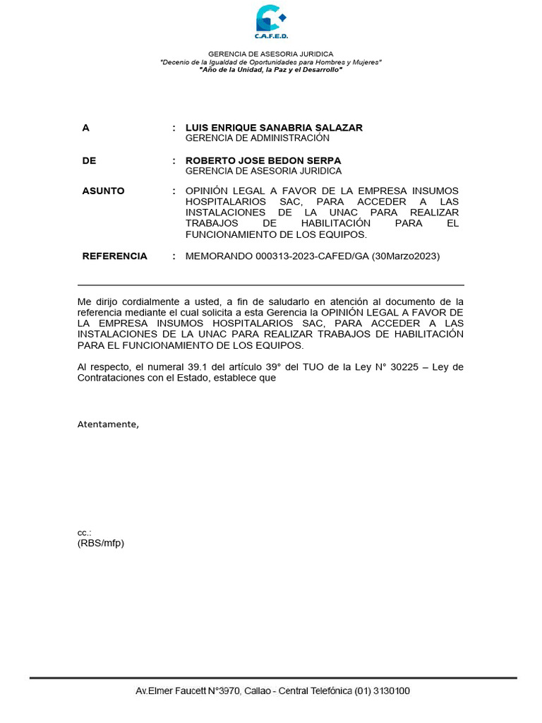 Memorando r112 2023 Gaj | PDF