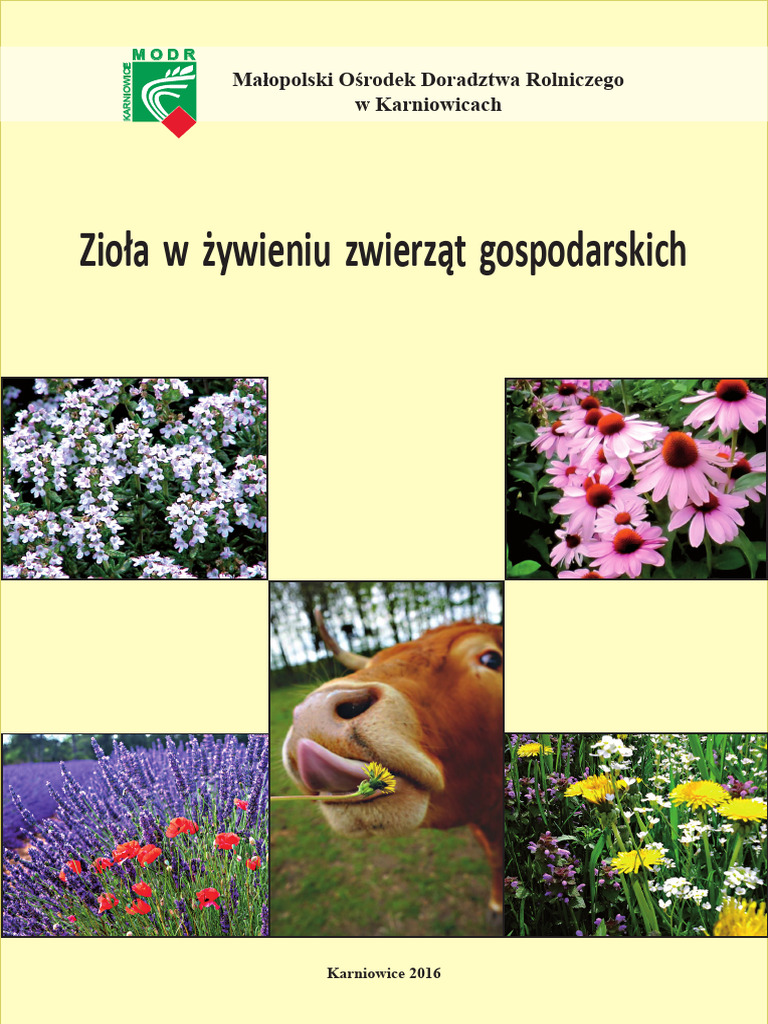Ziola W Zywieniu Zwierzat Gospodarskich | PDF