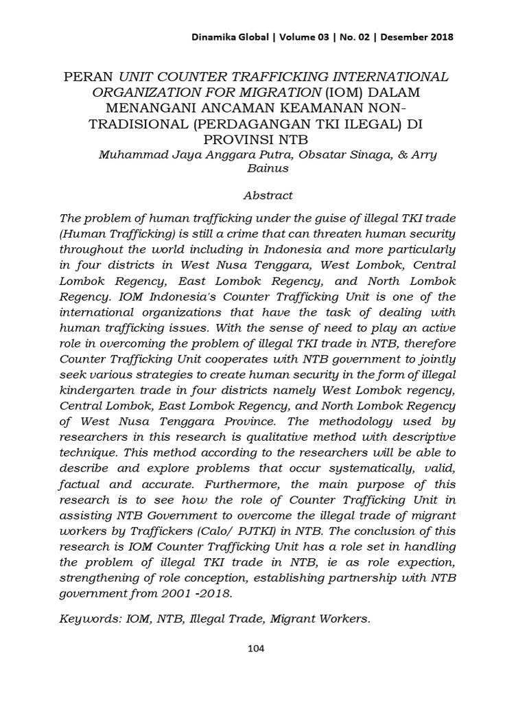 PERAN-UNIT-COUNTER-TRAFFICKING-INTERNATIONAL-ORGANIZATION-FOR-MIGRATION ...