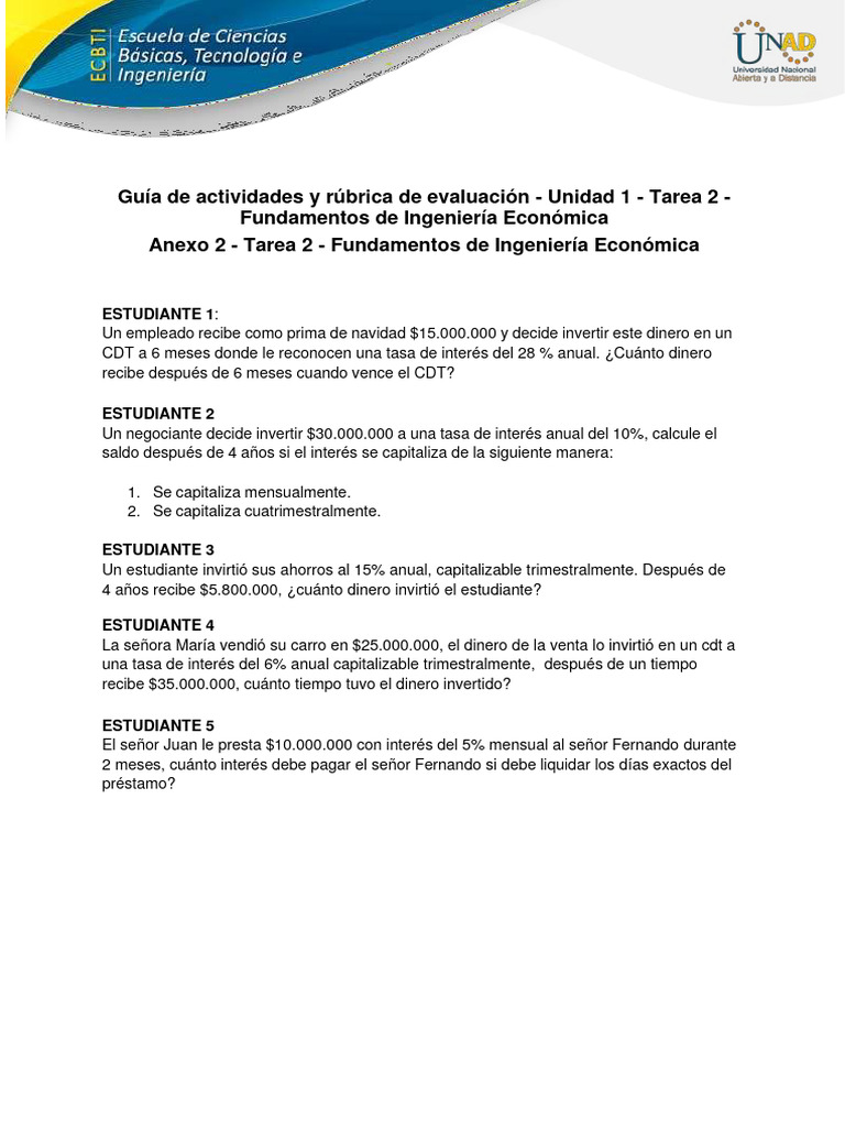 Cálculos de Inversión y Capitalización | PDF