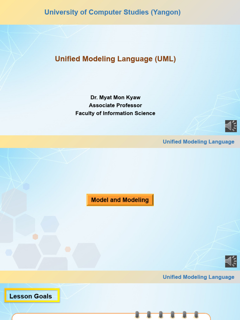 Chapter (1) Part I | PDF | Unified Modeling Language | Conceptual Model