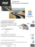 Superelevation in Highway Design | PDF | Slope | Tangent