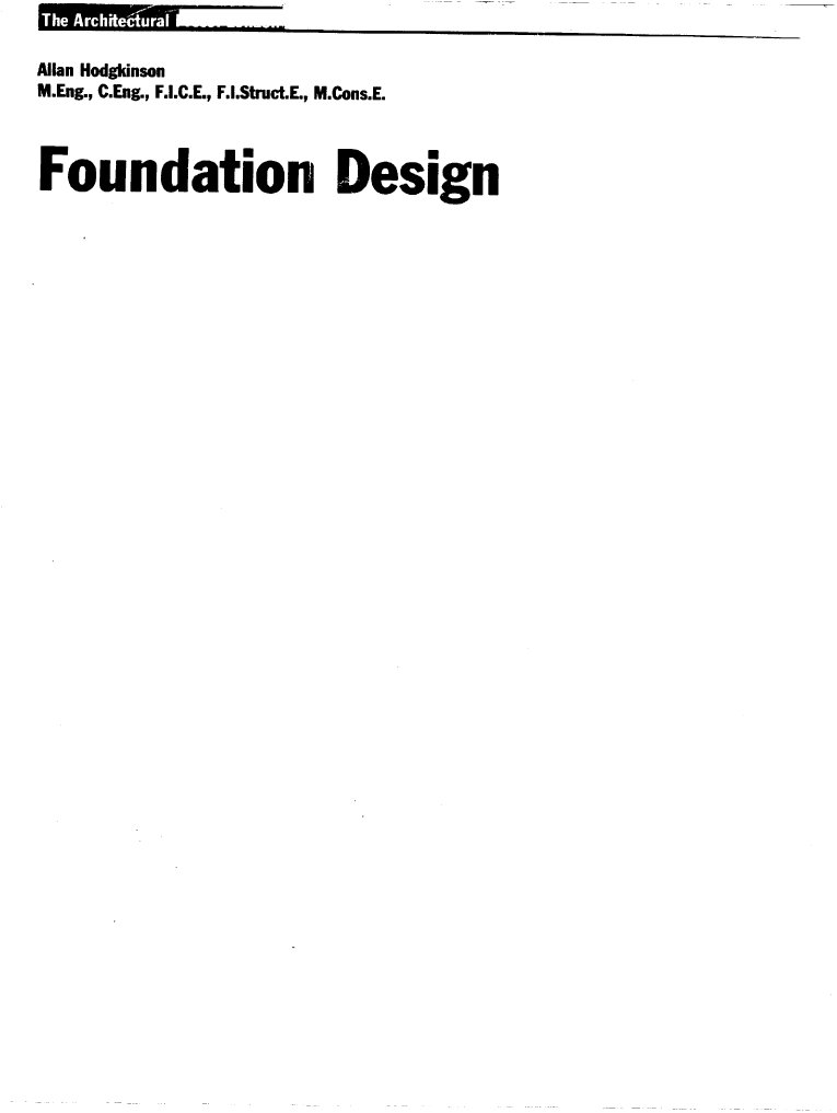 Foundation Design | PDF
