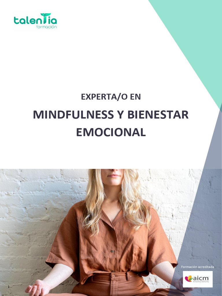 Dossier Informativo Experto en Mindfulness y Bienestar Emocional | PDF | Las emociones ...