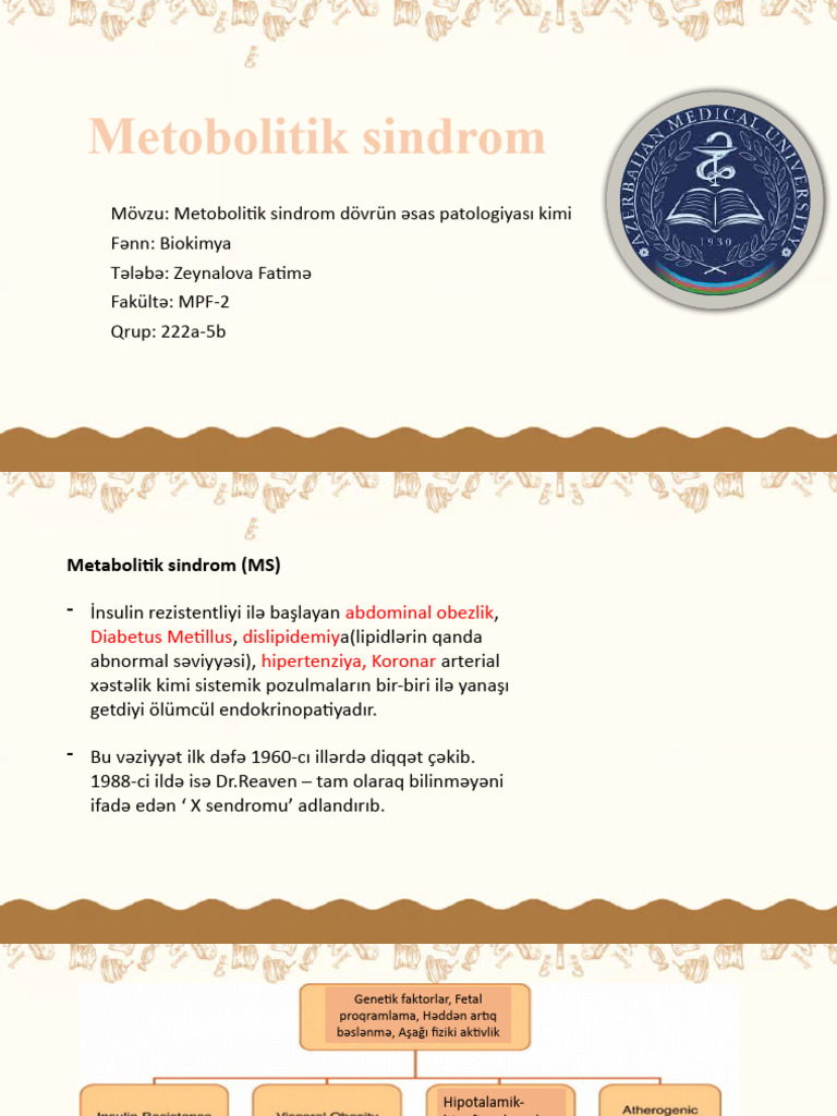 Metobolitik Sindrom | PDF