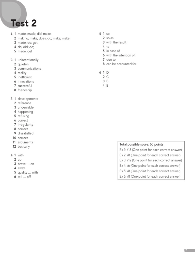 English Language Test Practice Guide | PDF