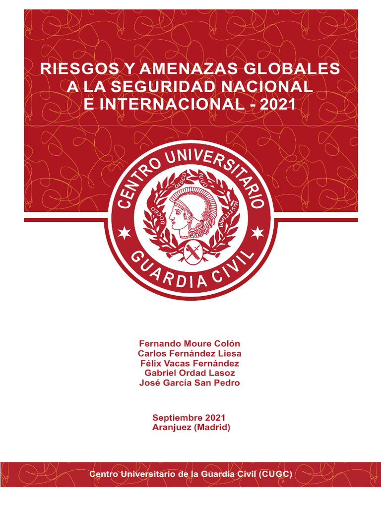 Riesgos y Amenazas Globales a La Seguridad Nacional e Internacional 2021 (1) | PDF | Valores ...