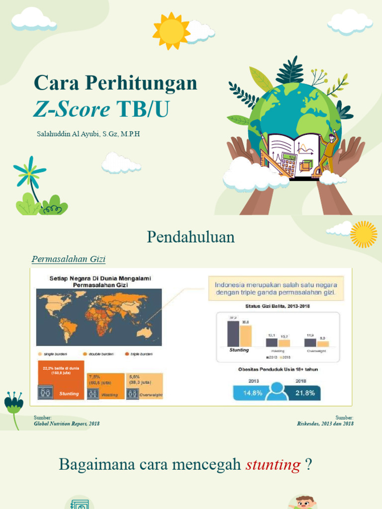 Perhitungan Z-Score TB/U Anak | PDF