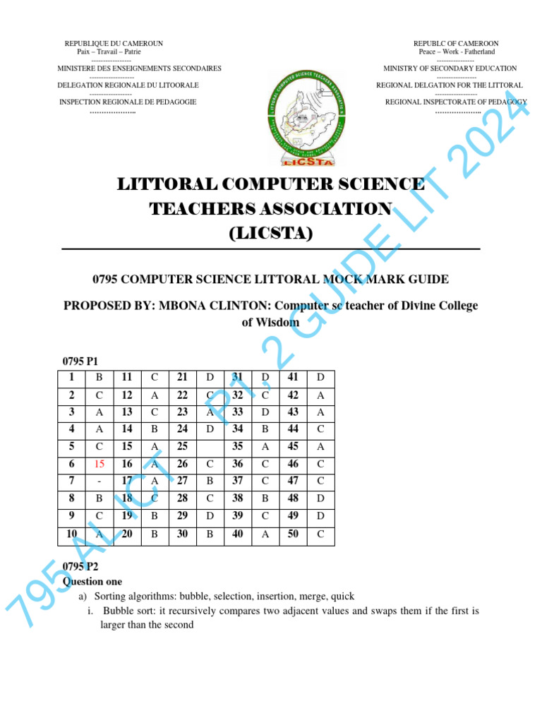 795 AL ICT P1, 2 GUIDE LIT 2024 | PDF | Central Processing Unit | Software