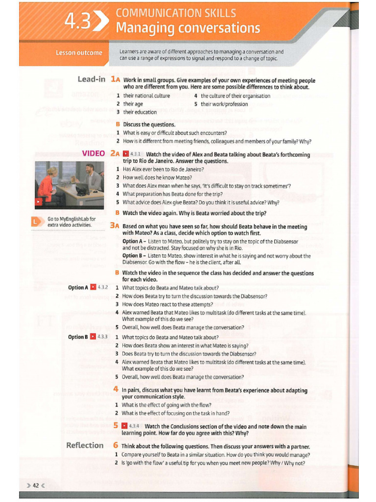 managing a conversation | PDF