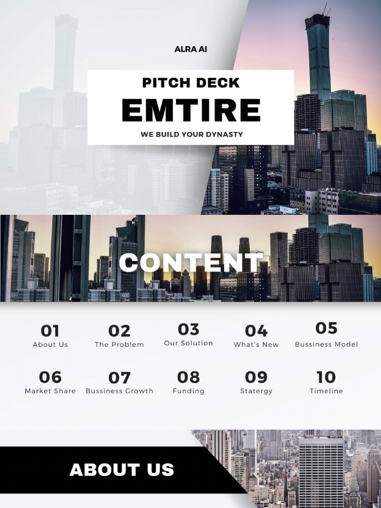 Emtire Pitchdeck Compressed | PDF