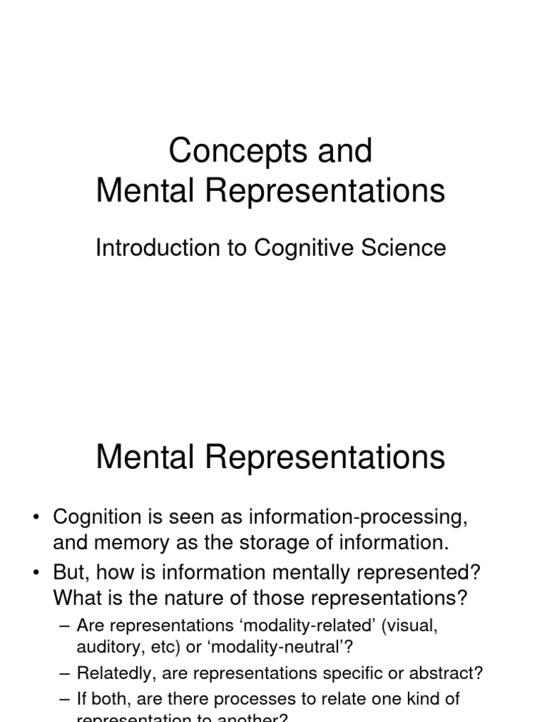 Concepts Representations | PDF | Concept | Fuzzy Logic