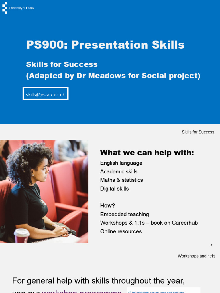 Presentation Skills - SFS and AM | PDF | Attitude (Psychology) | Cognition