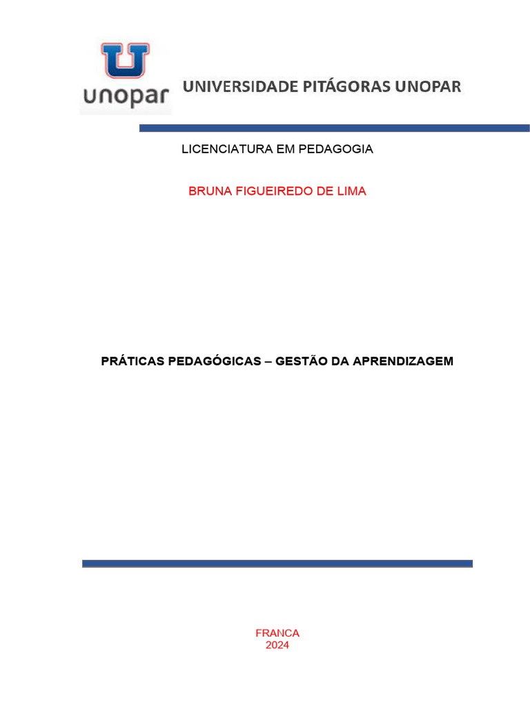 Portfólio Práticas Pedagógicas – Gestão Da Aprendizagem | PDF ... Portfólio Práticas Pedagógicas – Gestão Da Aprendizagem | PDF ...