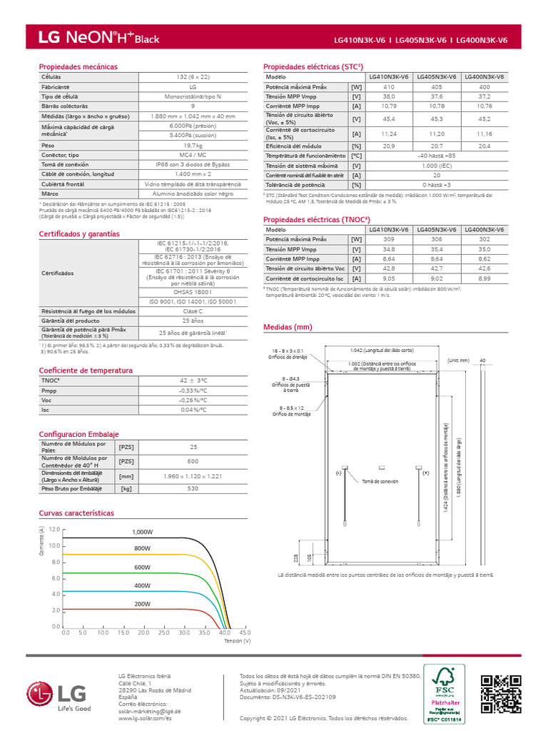 Panel A Usar | PDF | Cantidades fisicas | Ingenieria Eléctrica