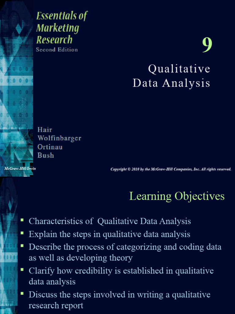 Chap009 Updated | PDF | Qualitative Research | Data Analysis