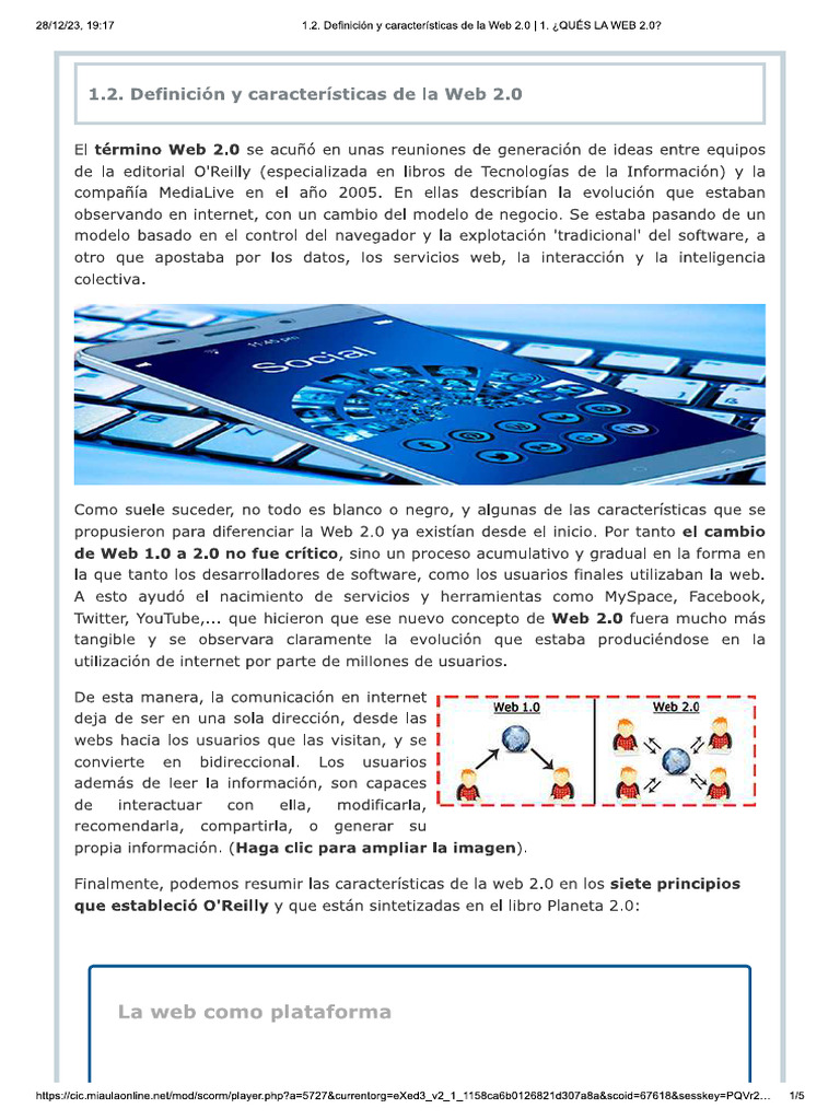 Caracteristicas Web 2.0 | PDF