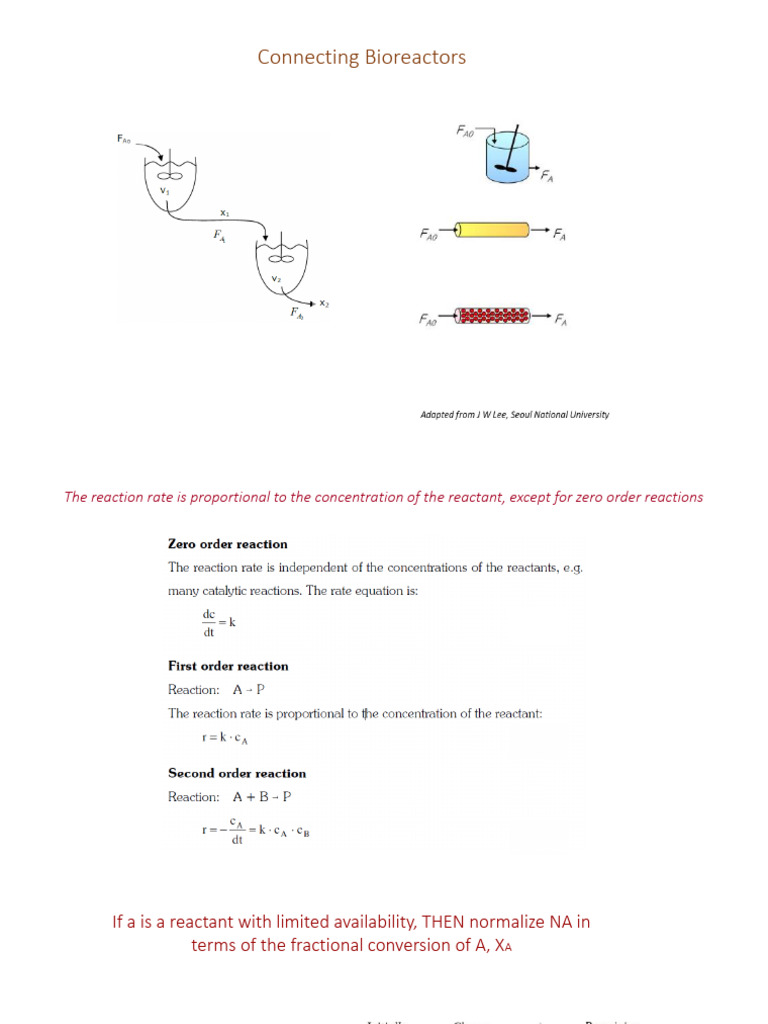 Lecture W4 - s1 - Conecting Ideal Reactors | PDF
