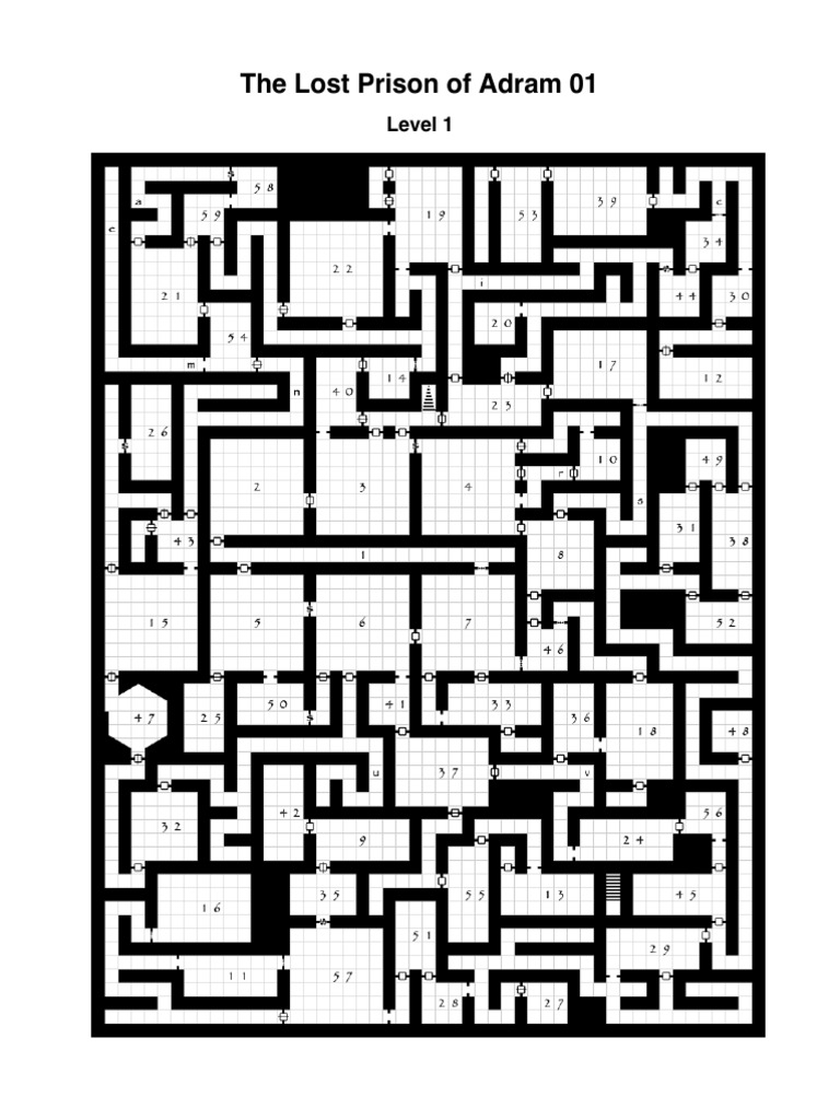 The Lost Prison of Adram 01 | PDF | Door