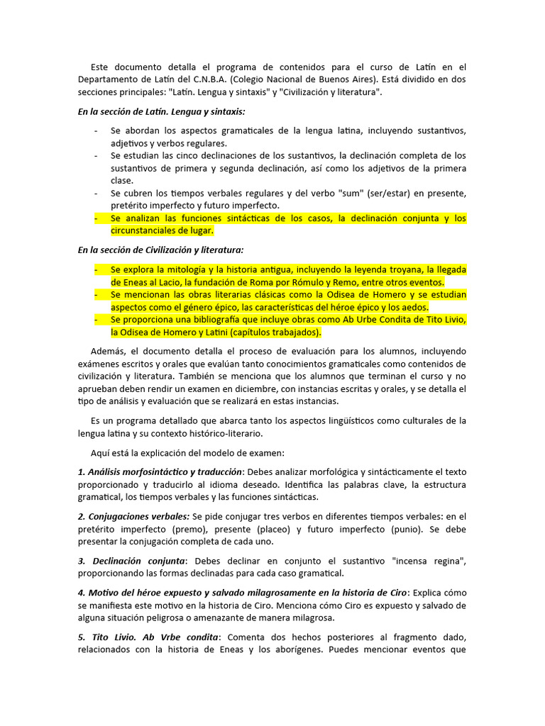 Latín | PDF | Verbo | latín