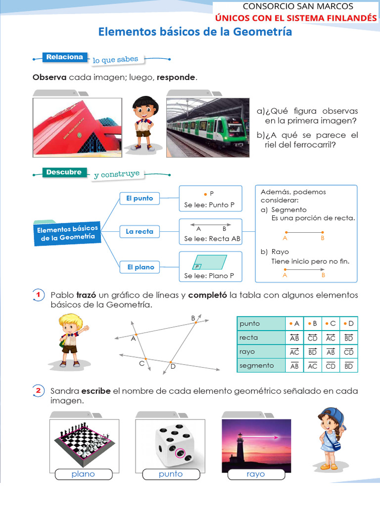 ELEMENTOS BASICOS DE LA GEOMETRIA (10) | PDF | Geometría | Curva
