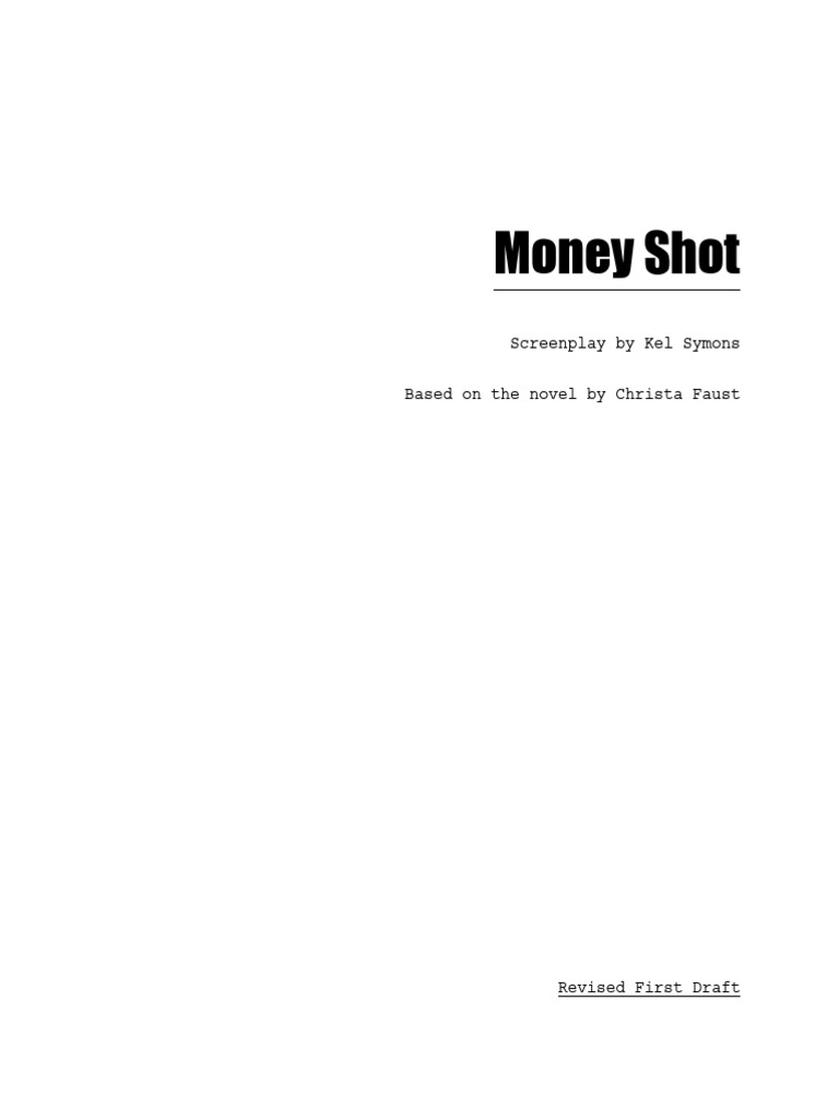 Money Shot - Symons | PDF