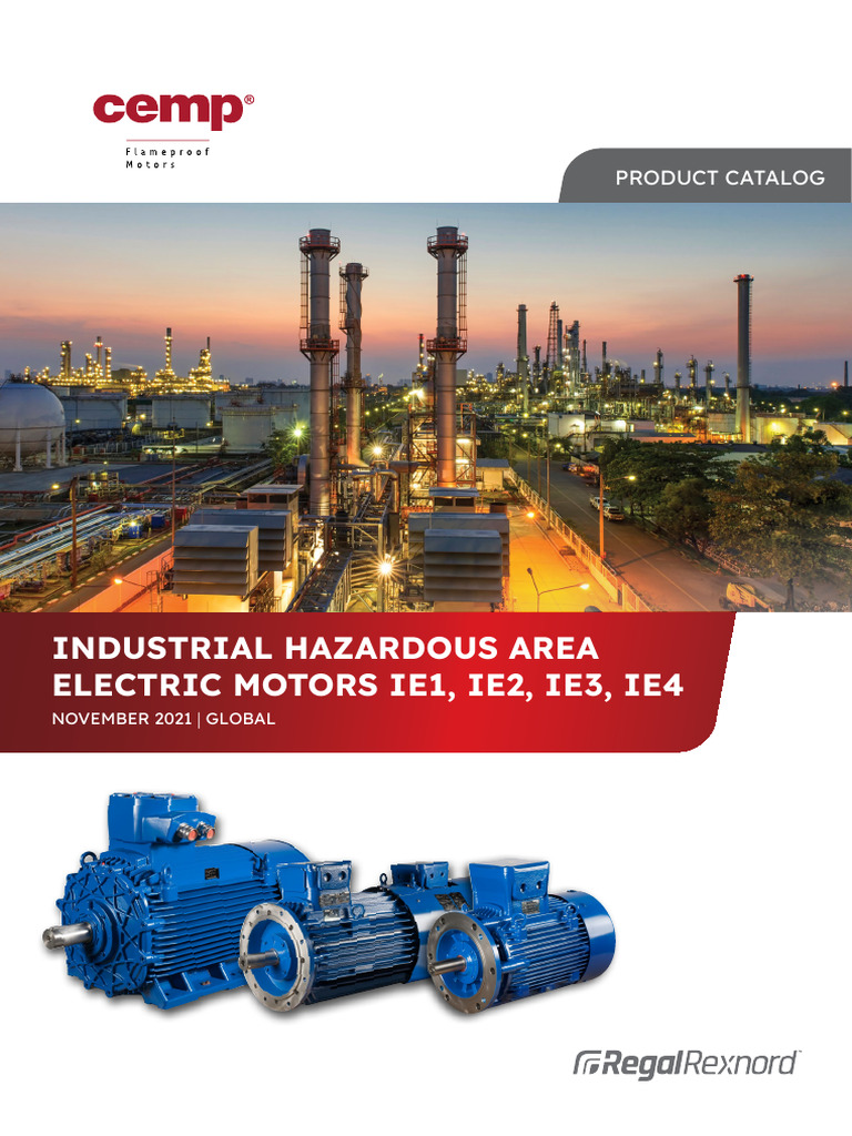 CEMP Electric Motors for Hazardous Areas | PDF | Physical Quantities