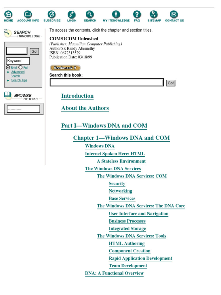 Sams - Com & Dcom Unleashed | PDF | Component Object Model | Windows Registry