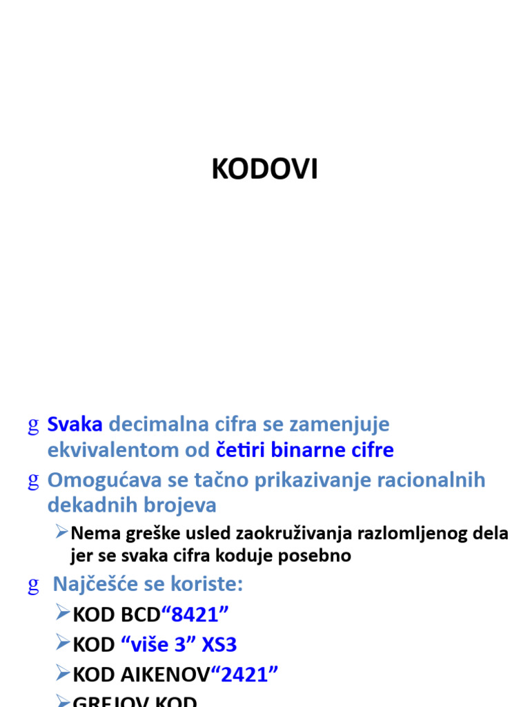 KODOVI | PDF