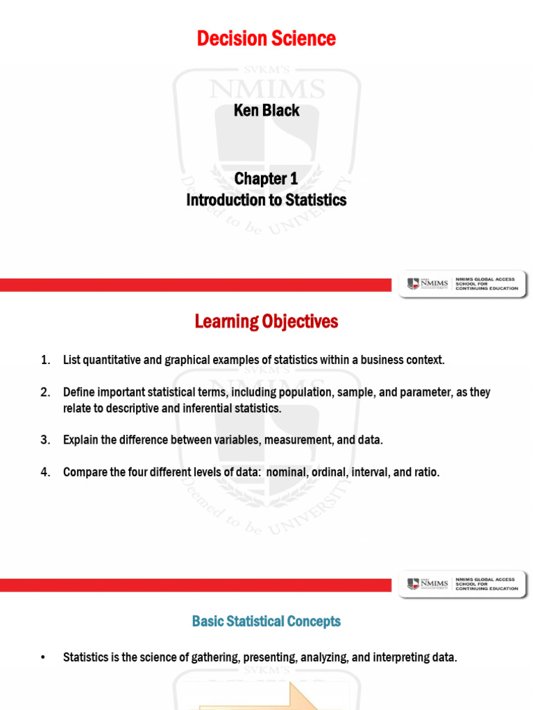 Decision Science: Ken Black | PDF | Statistics | Standard Deviation