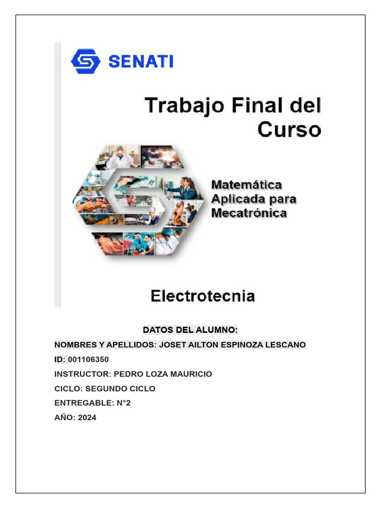 ENTREGABLE 1 DE MATEMATICA APLICADA 2 | PDF