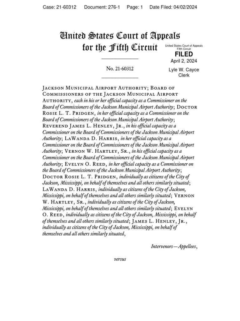 Fifth Circuit Ruling | Download Free PDF | Standing (Law) | Mootness