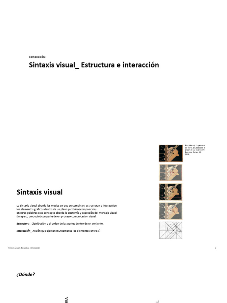 Fundamentos de Sintaxis Visual | PDF | Comunicación | Ritmo