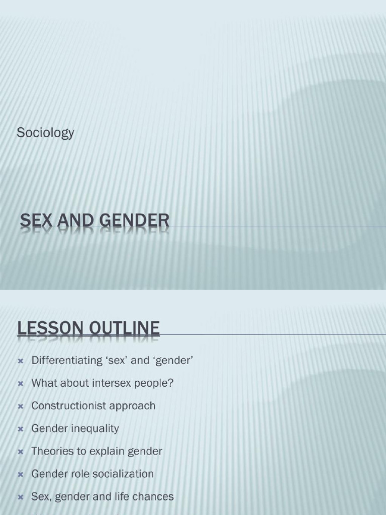 Gender Slides | PDF