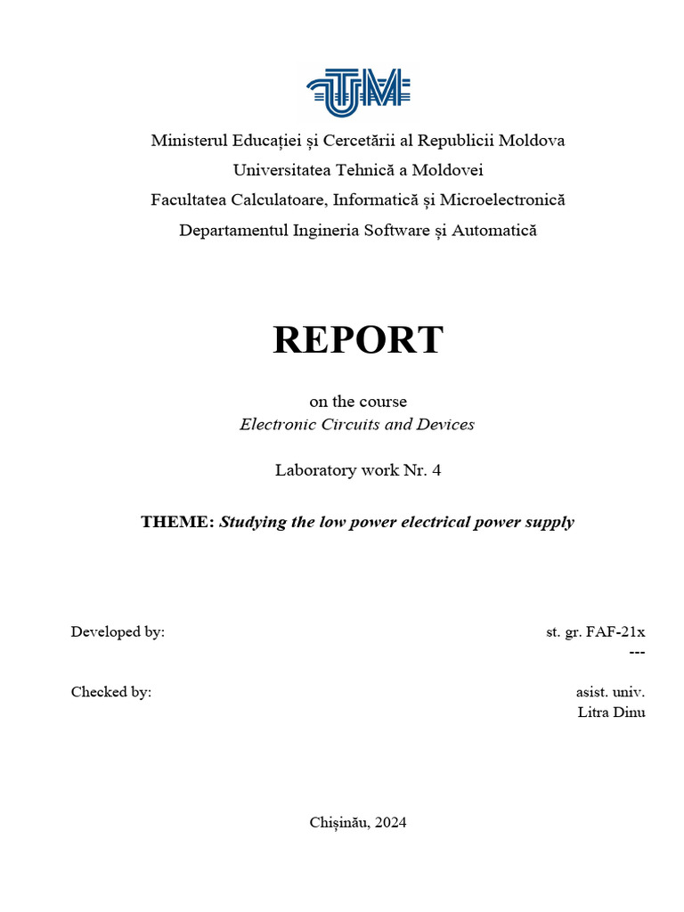 CDE Lab 4 Report | PDF | Rectifier | Manufactured Goods