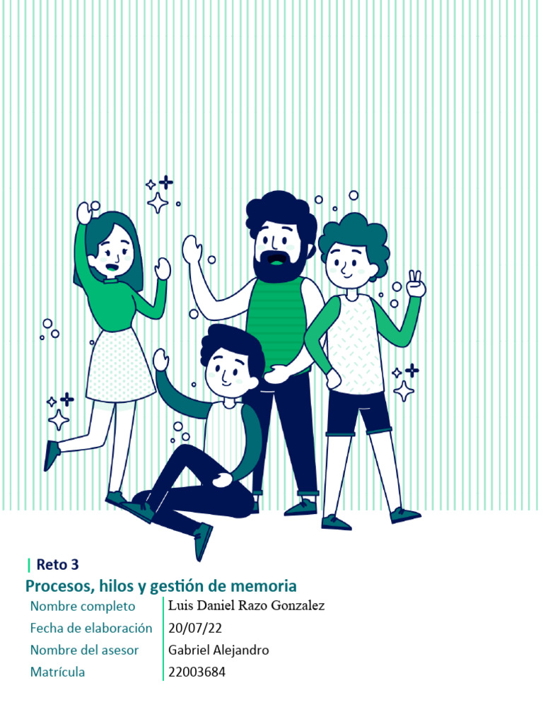 Daniel Razo SO Reto3 U2 | PDF | Hilo (Computación) | Proceso (Computación)