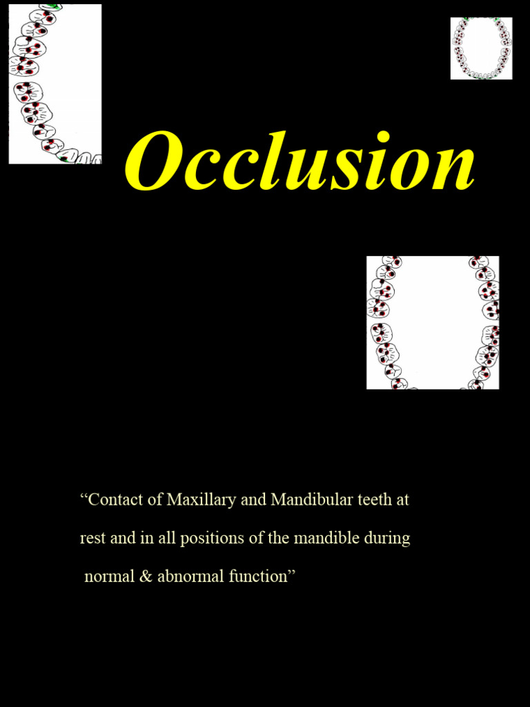 Occlusion | PDF | Dentistry | Mouth