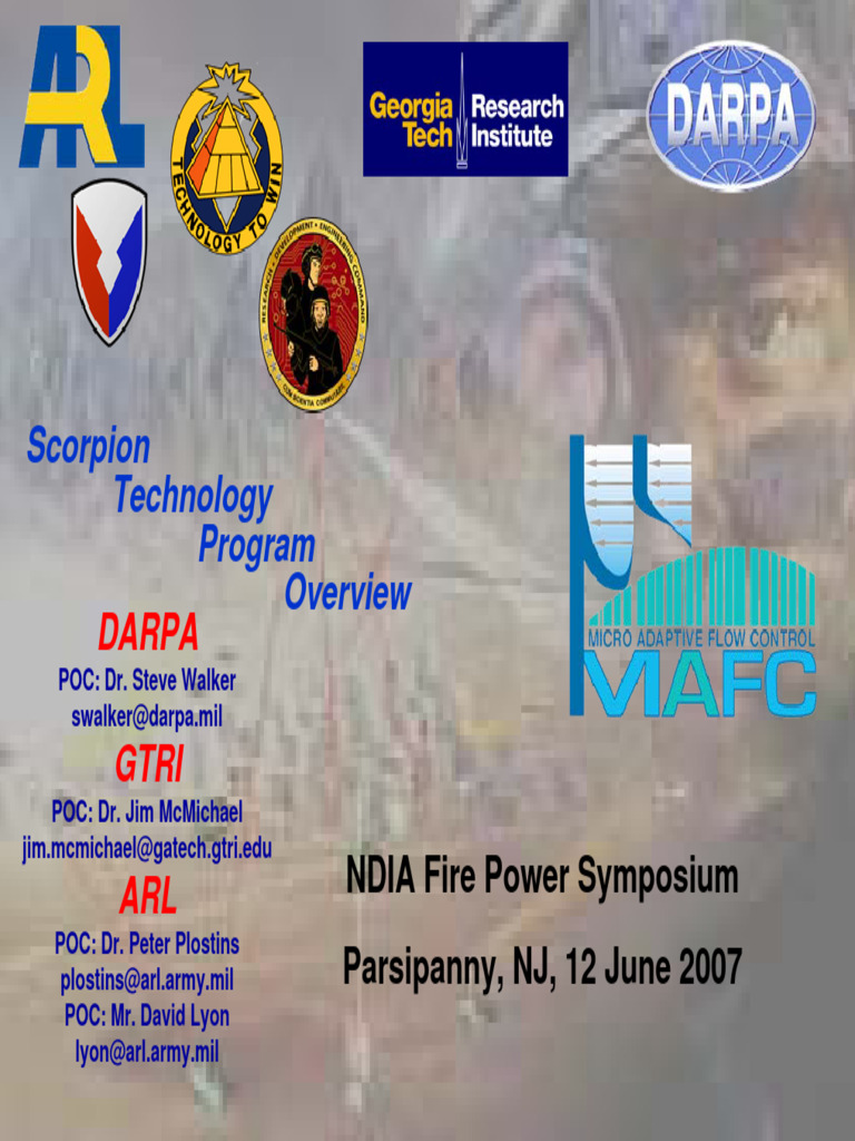 DARPA - SCORPION (Self-Correcting Projectile For Infantry Operation ...