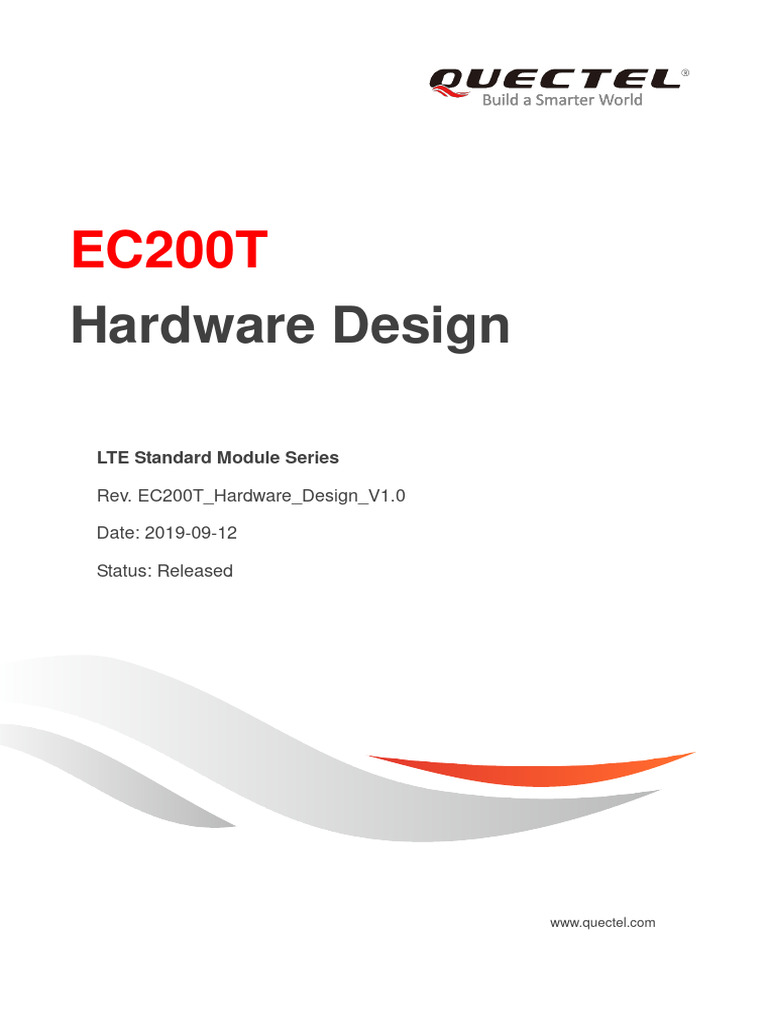 Quectel EC200T Hardware Design | PDF | General Packet Radio Service ...