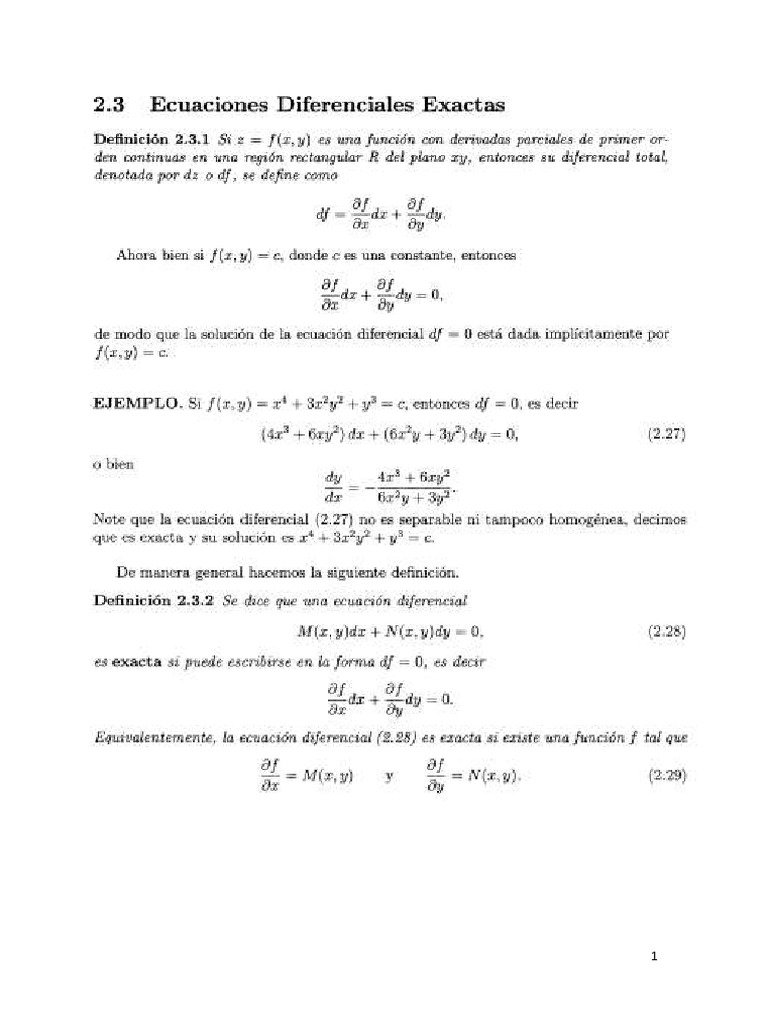 Ejercicios Resueltos de EDO EXACTAS | PDF