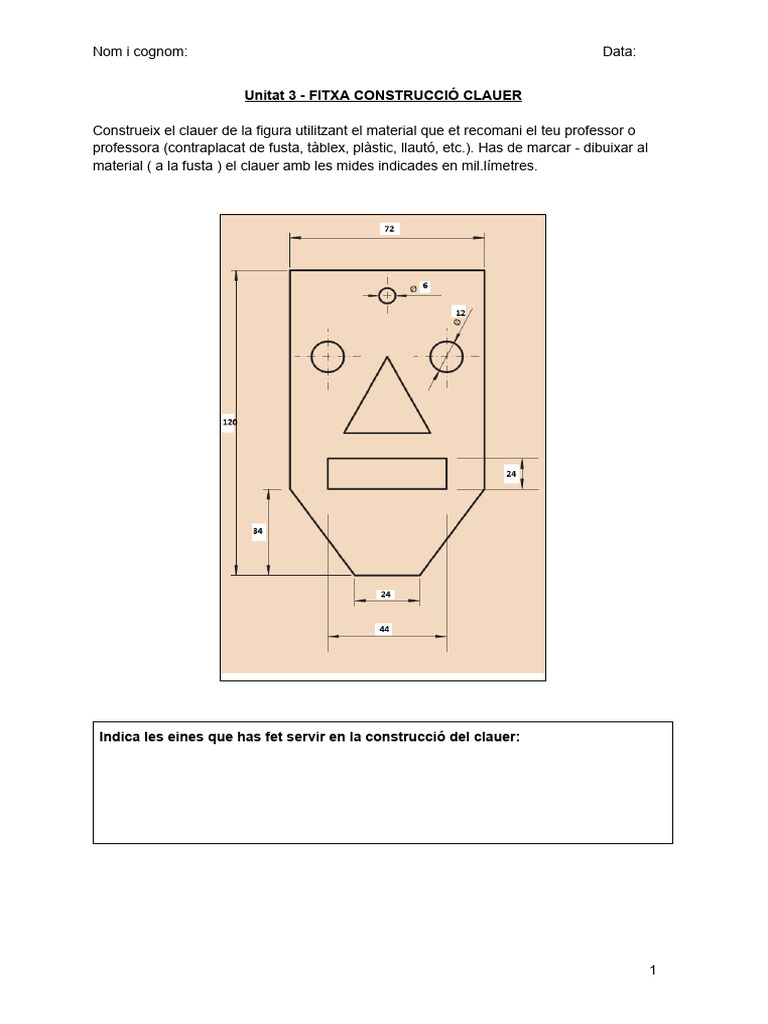 Fitxa Construcció Clauer | PDF