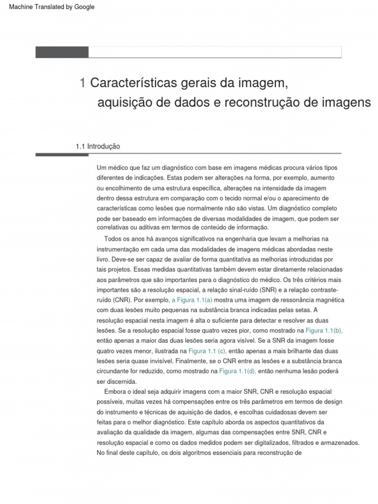 Fisical Imaging - Cap 1 (Trad) | PDF | Características operacionais do ...