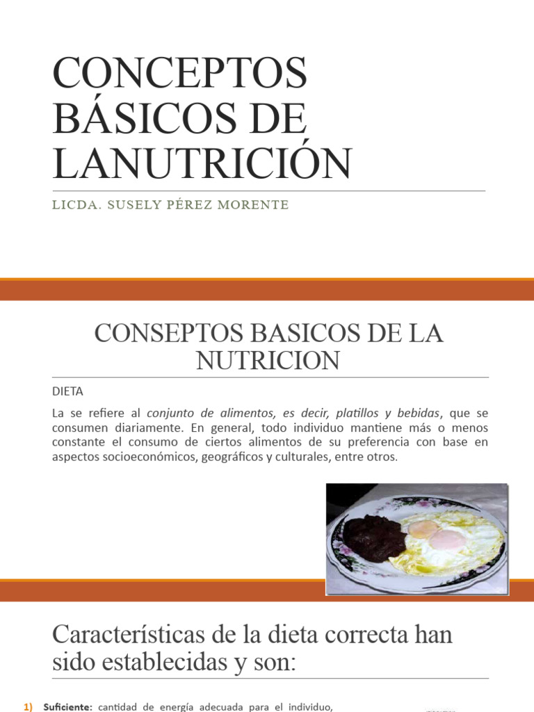 Conceptos Clave de Nutrición y Alimentación | PDF | Carbohidratos ...