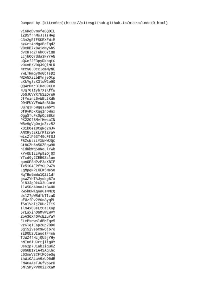 948 Unchecked Nitro Codes Pdf