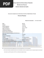 Déclaration d'Existence en Algérie 2024 | PDF | Impôts