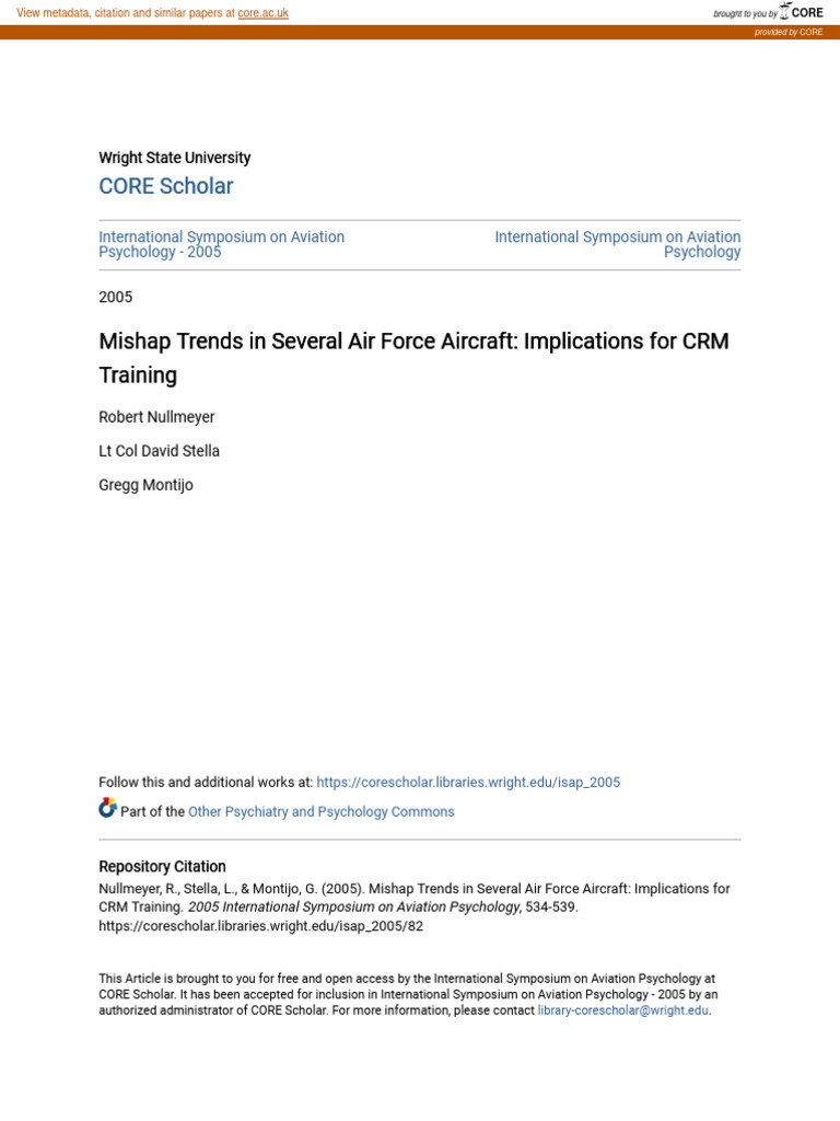 CRM Fuerza Aerea | PDF | Aviation