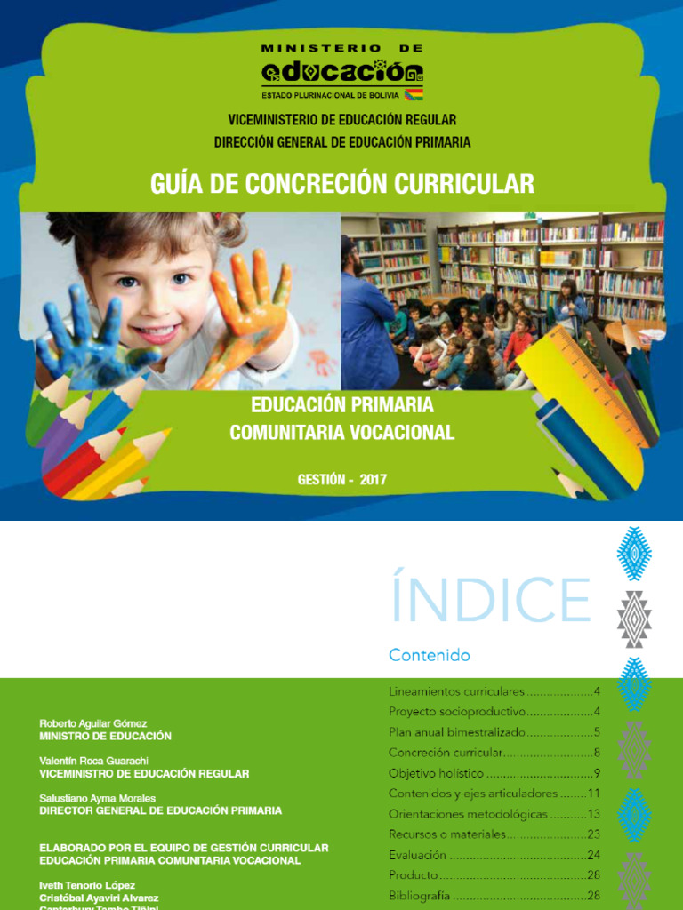 GUÍA DE CONCRECIÓN CURRICULAR - PDF Descargar libre | PDF