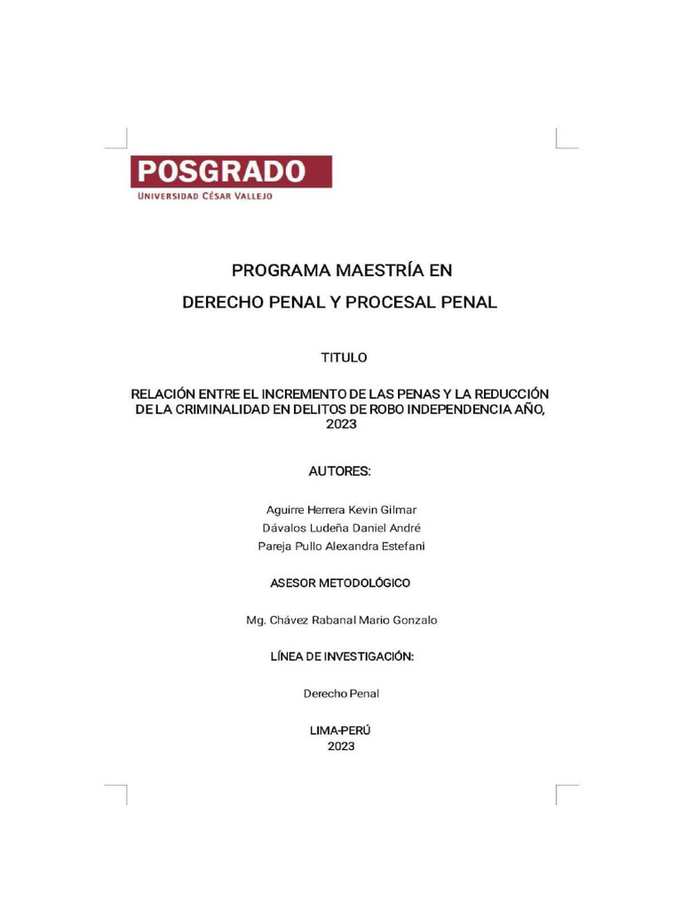 METODOLOGIA - AEPP | PDF | Castigos | Derecho penal