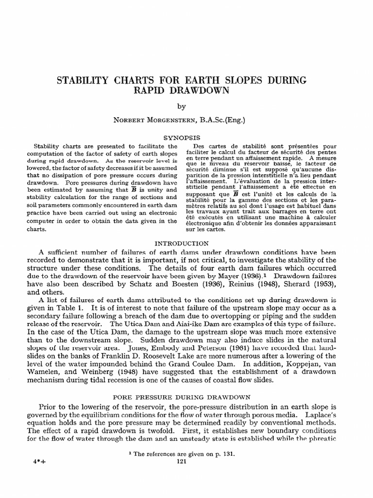 Stability Charts for Earth Slopes | PDF | Porosity | Tangent