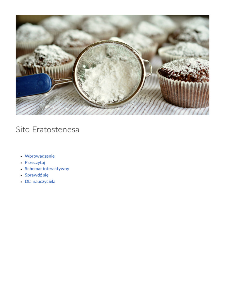 Sito Eratostenesa | PDF